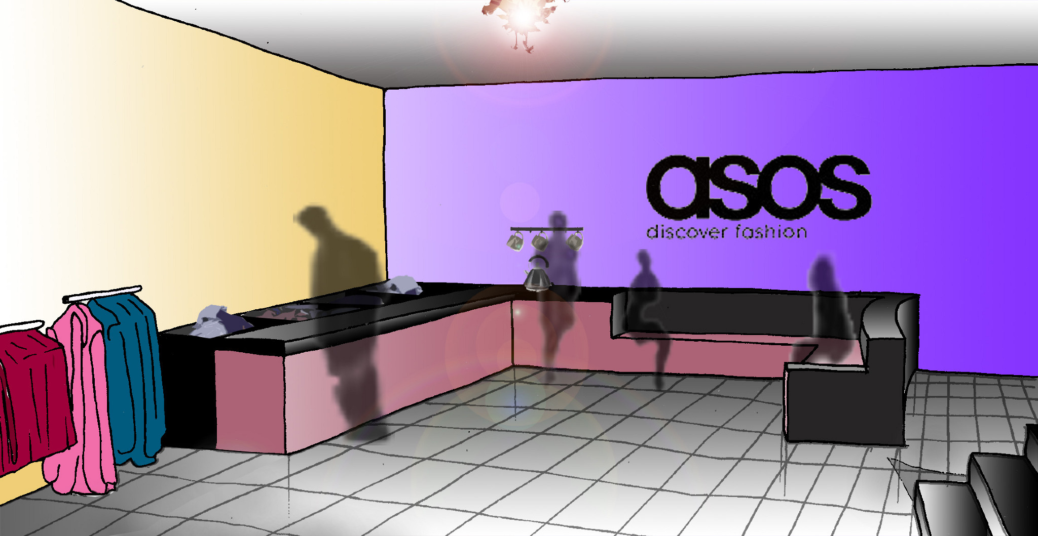 Second Year: ASOS - Branding - Philippa Dobson Interior Architecture