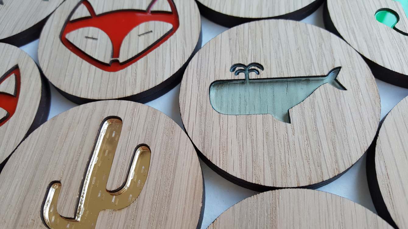Laser cut memory game - Erga Design