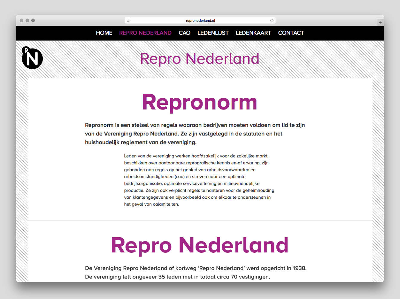 Vereniging Repro Nederland - Zinnebeeld | grafisch ontwerpbureau ...