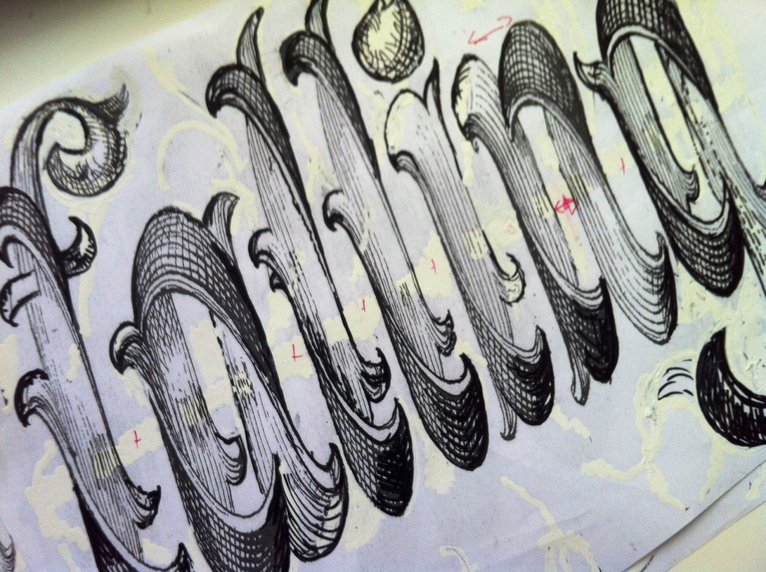 The fire lettering - Krista Radoeva