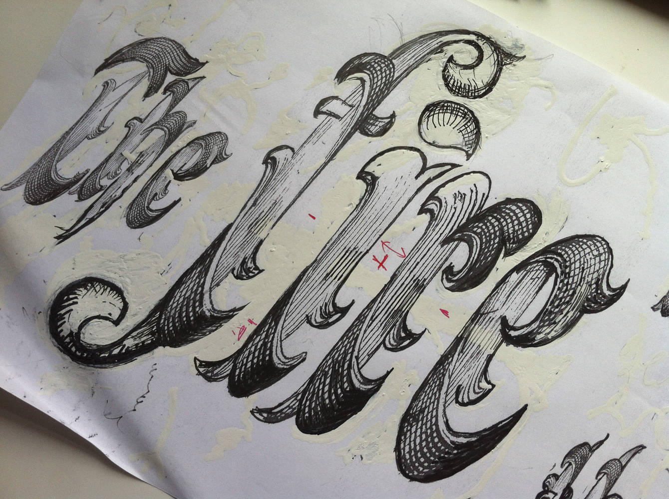 The fire lettering - Krista Radoeva