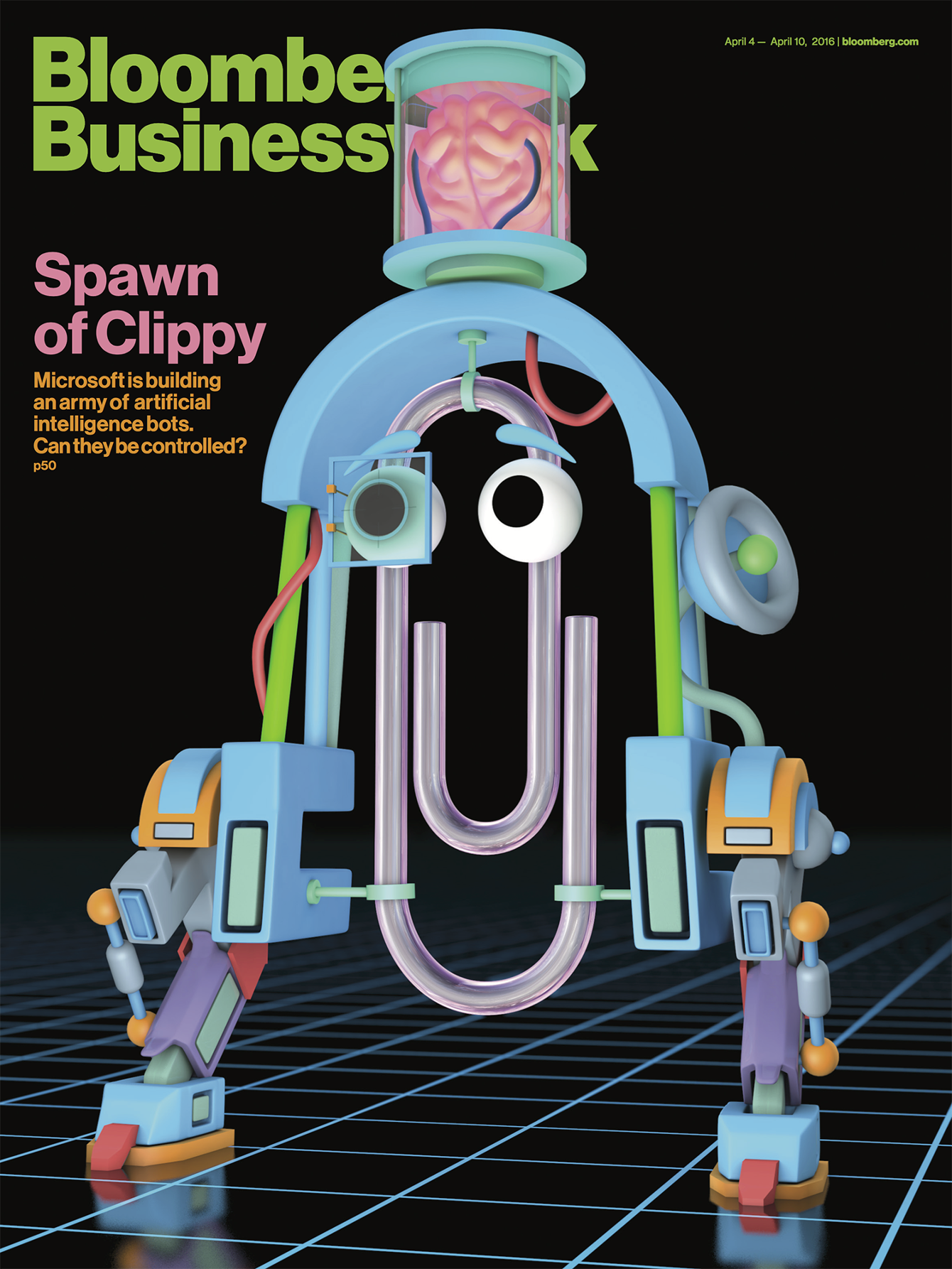 Bloomberg Businessweek cover - Jack Sachs Illustration | 3D Animation