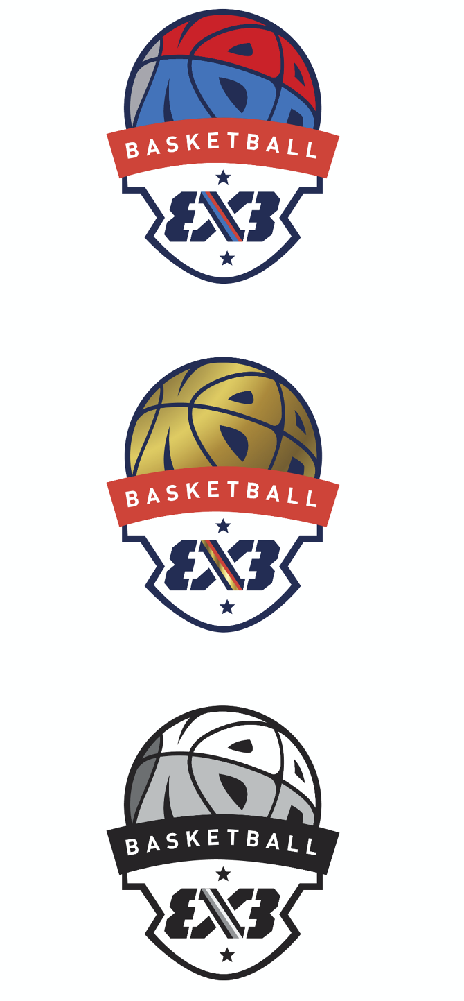 3X3 Basketball Logo Design - jin