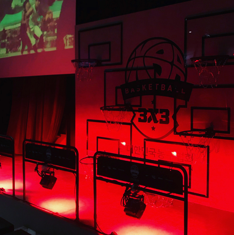 3X3 Basketball Logo Design - jin