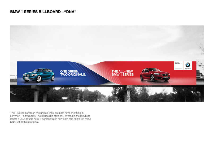 BMW 1 Series launch - Zaido. Copywriter. Portfolio.