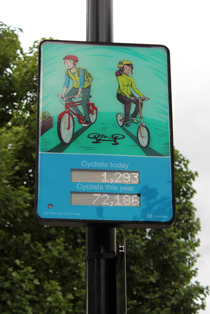 Royal College Street Cycle Counter - David Tolu Graham