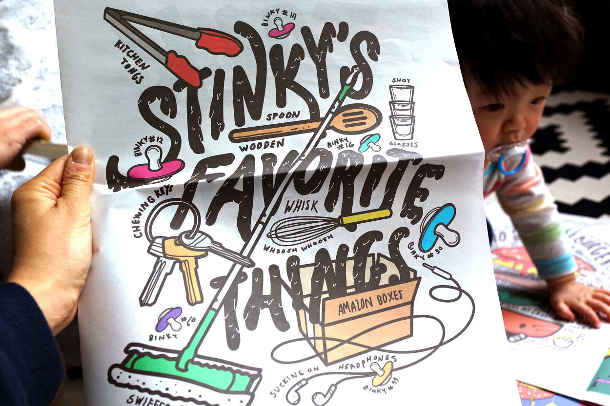 Stinky Cheeseburger Boy Newspaper - happyminders