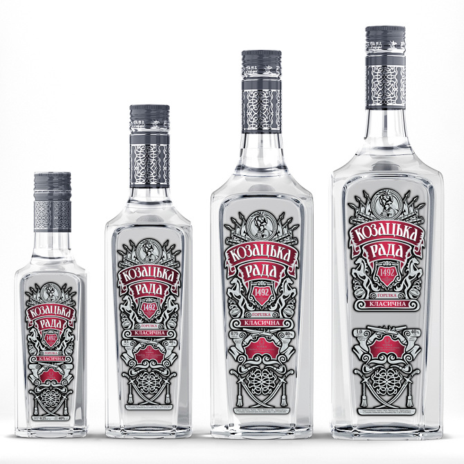 Kozatskaya Rada vodka - Max Golovin