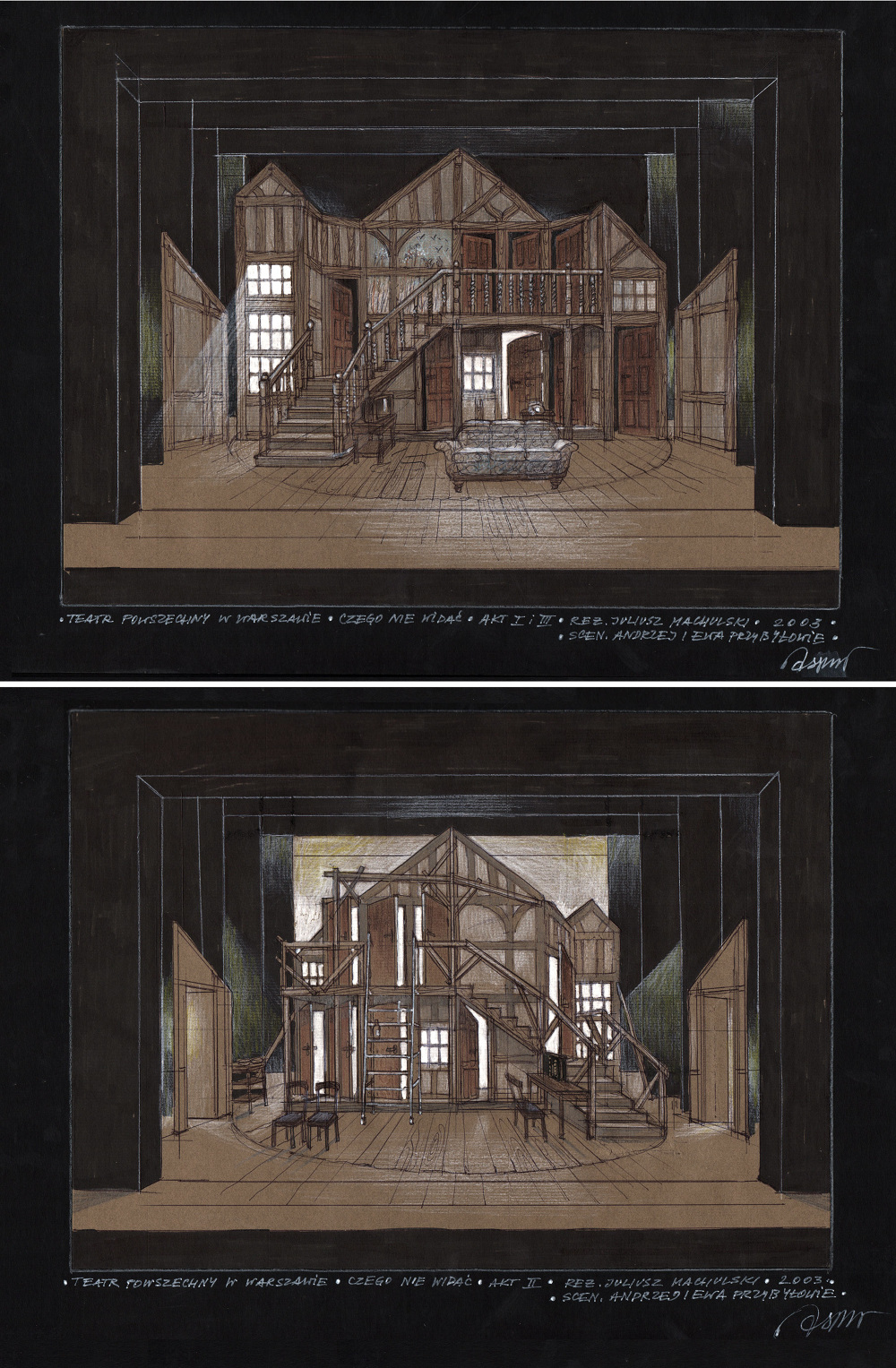 Stage Design Projects - ANDRZEJ I EWA PRZYBYŁ / SCENOGRAFIA i ...