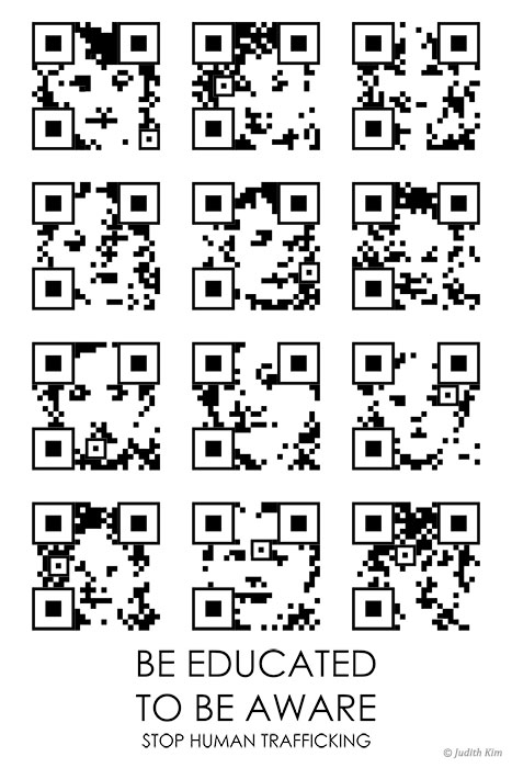 Human QR Codes - Judith Kim Illustration