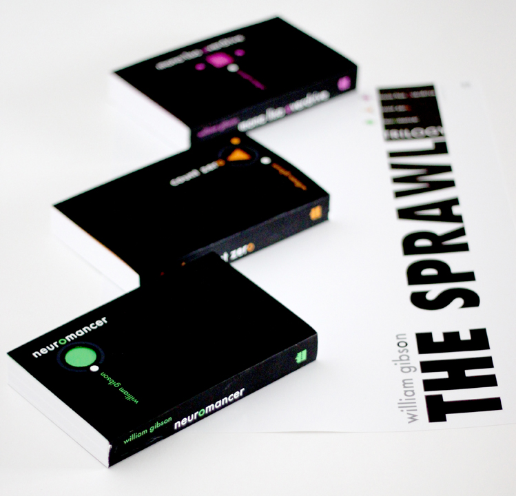 The Sprawl Trilogy | book design - Andre' Carnevale