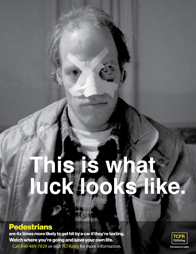 Texting and Walking PSA - Josten Dooley Design