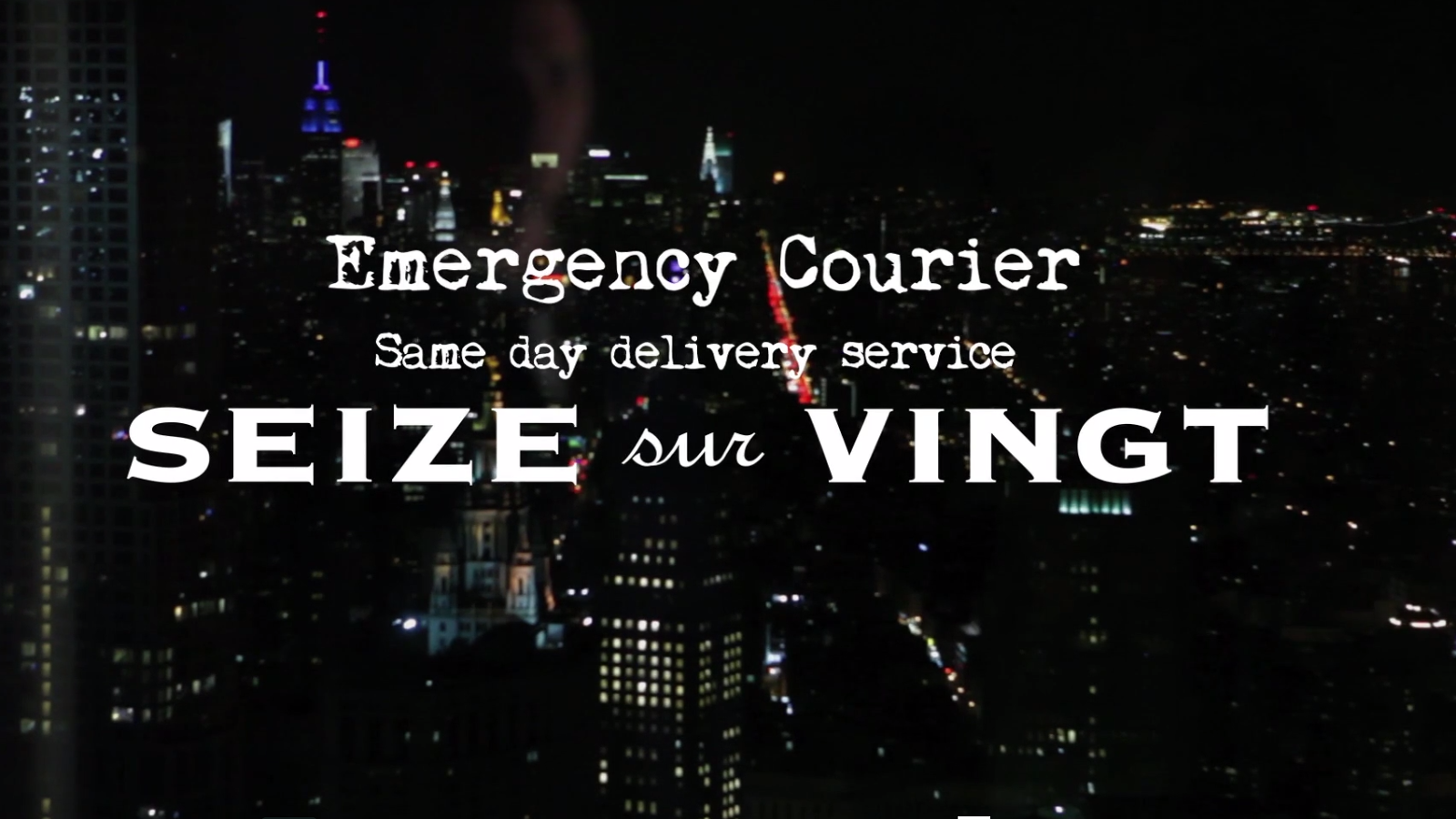 Emergency Courier - Nicolas Mezger, Director