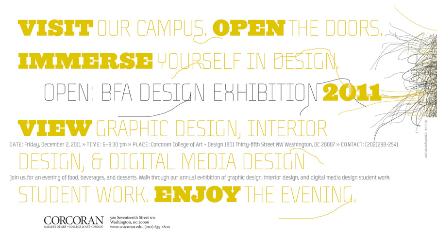 OPEN Exhibition Event Brand Unfolding Terrain - ADCMW Annual Show