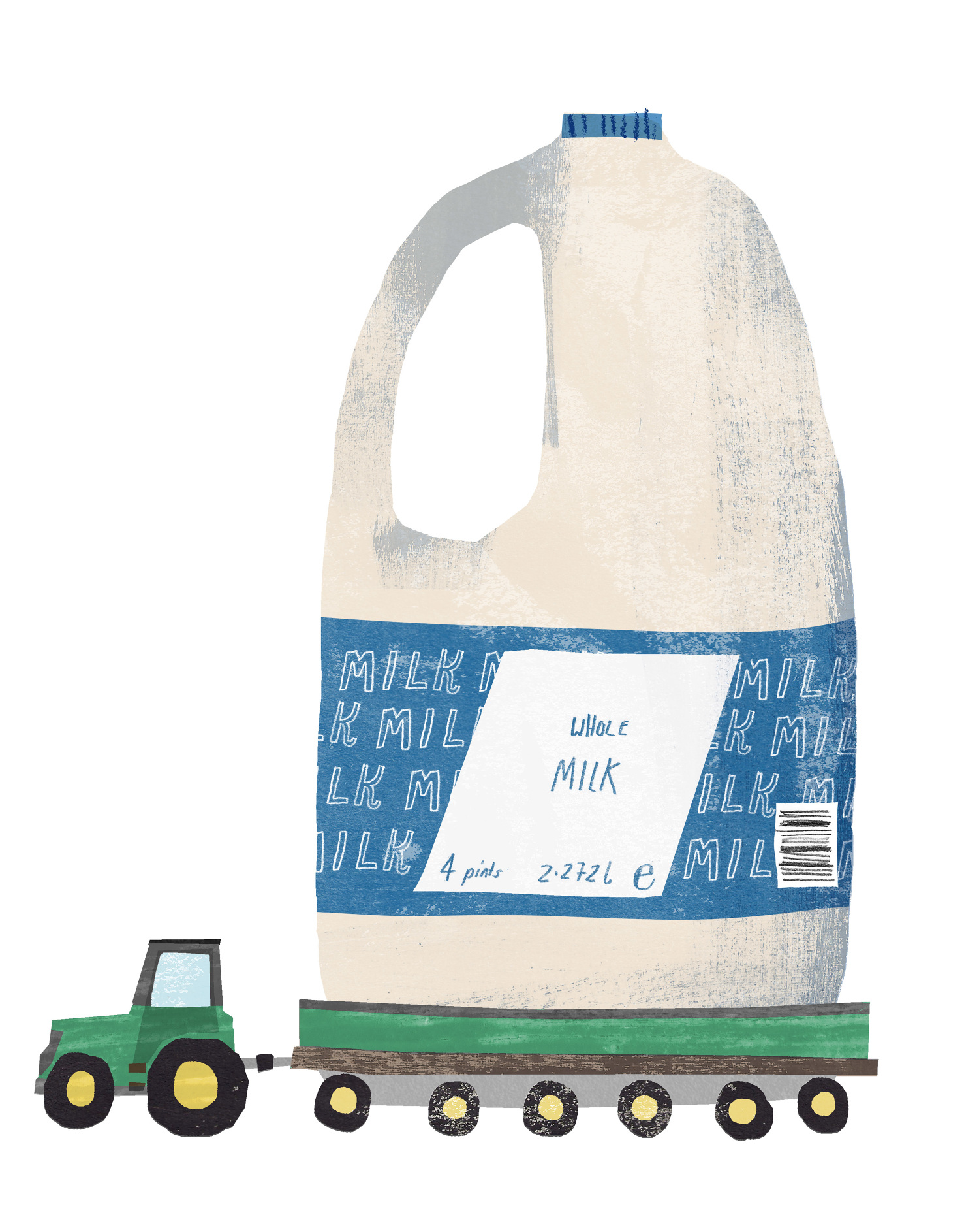 Milk Surplus - Catherine Pape Illustration