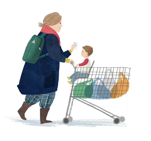 Going shopping - Catherine Pape Illustration