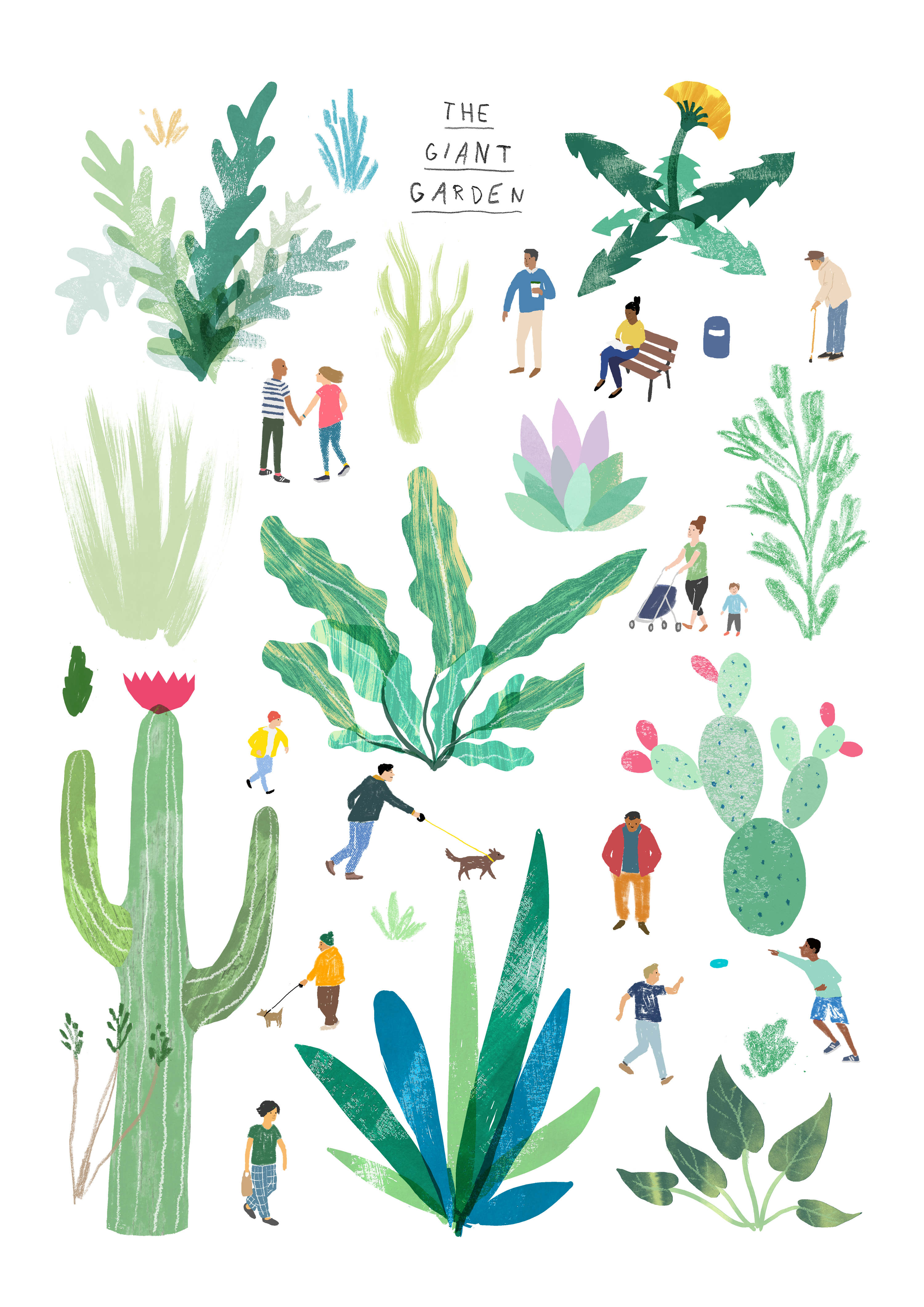 The Giant Garden - Catherine Pape Illustration