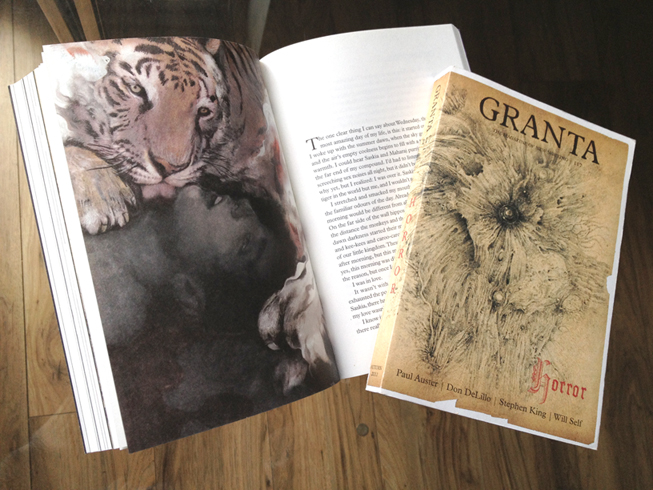 Granta Magazine of New Writing - Oatmontien . Illustration