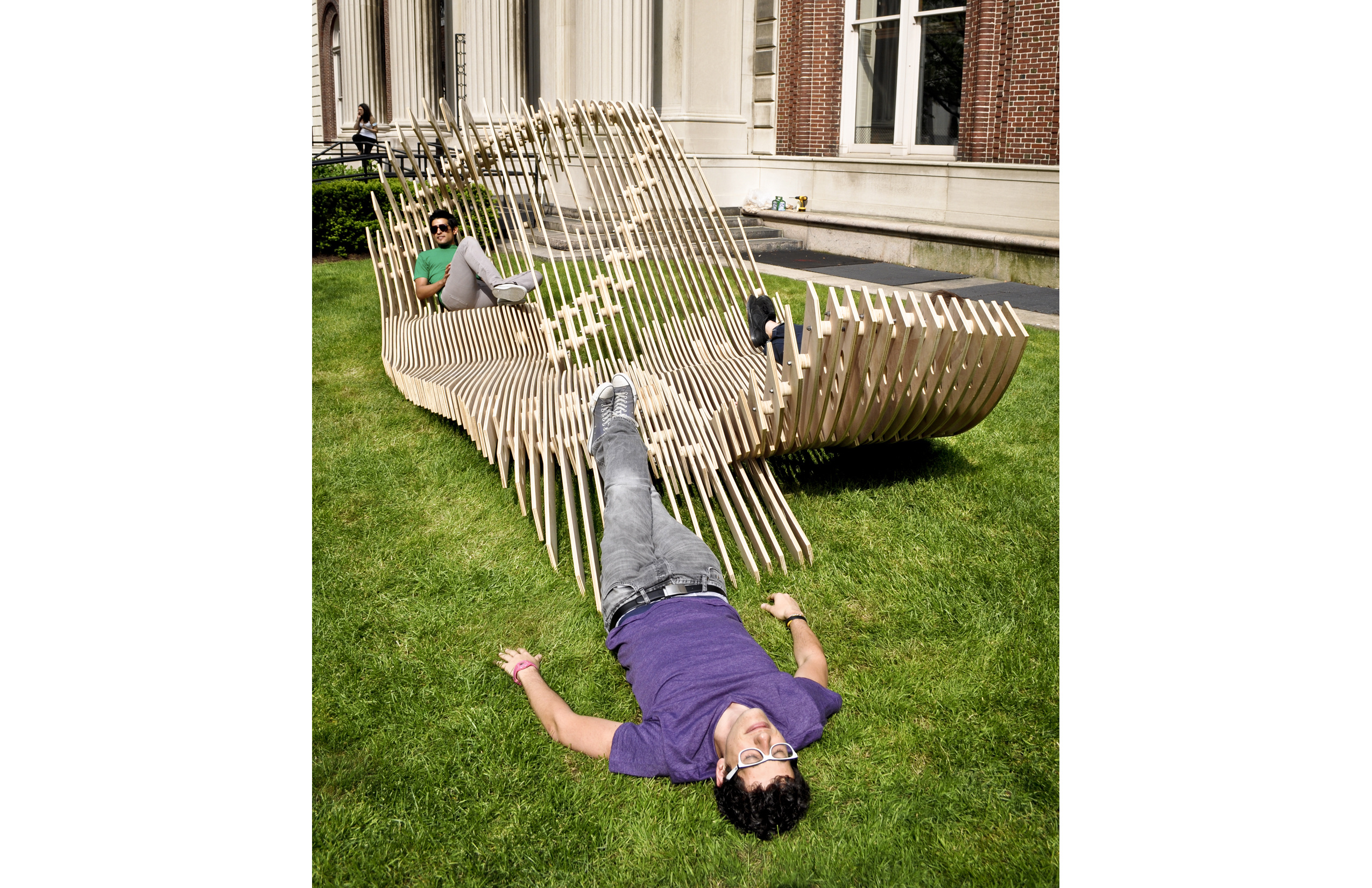 VISUAL PERMEABILITY PAVILION - Aaron Lee Mark