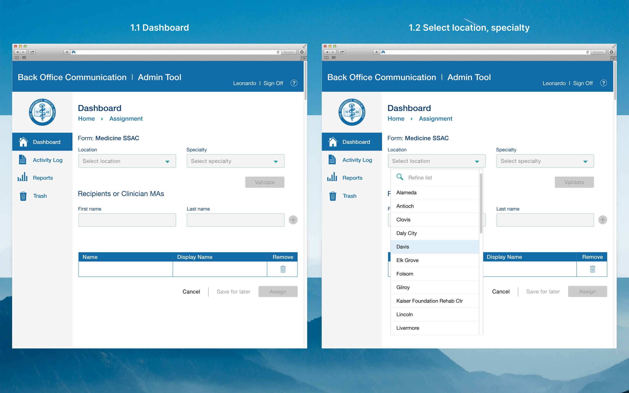 Back Office Application Design - Tejay's Workshop