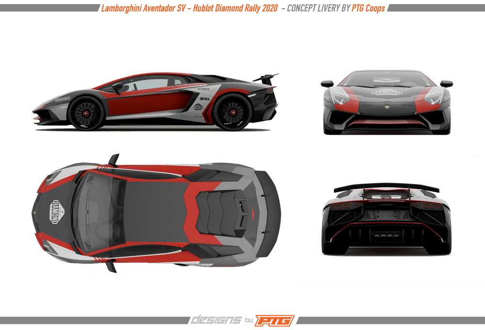 Hublot Diamond Rally concept livery - StylerDesign - Graphic Designer
