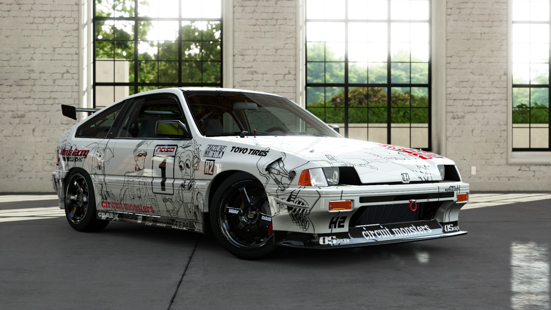 Circuit Monsters CRX - Livery - StylerDesign - Graphic Designer