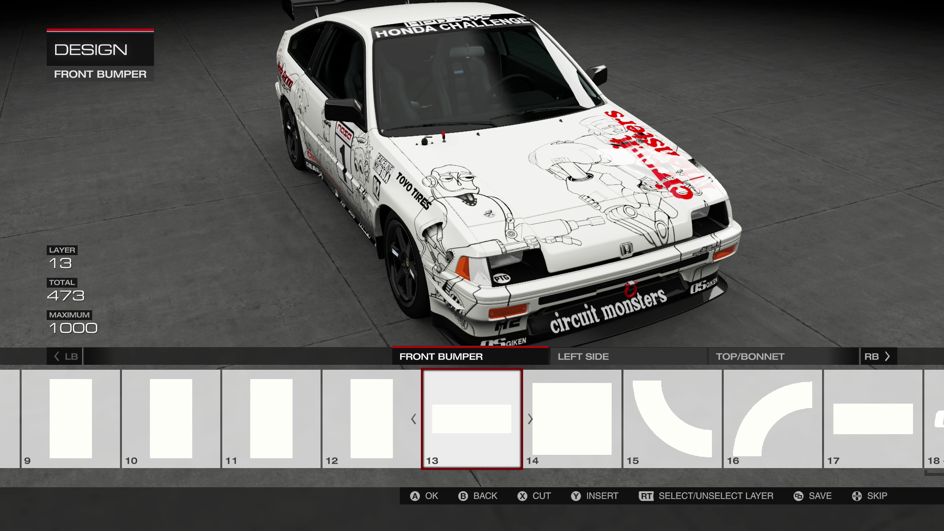 Circuit Monsters CRX - Livery - StylerDesign - Graphic Designer