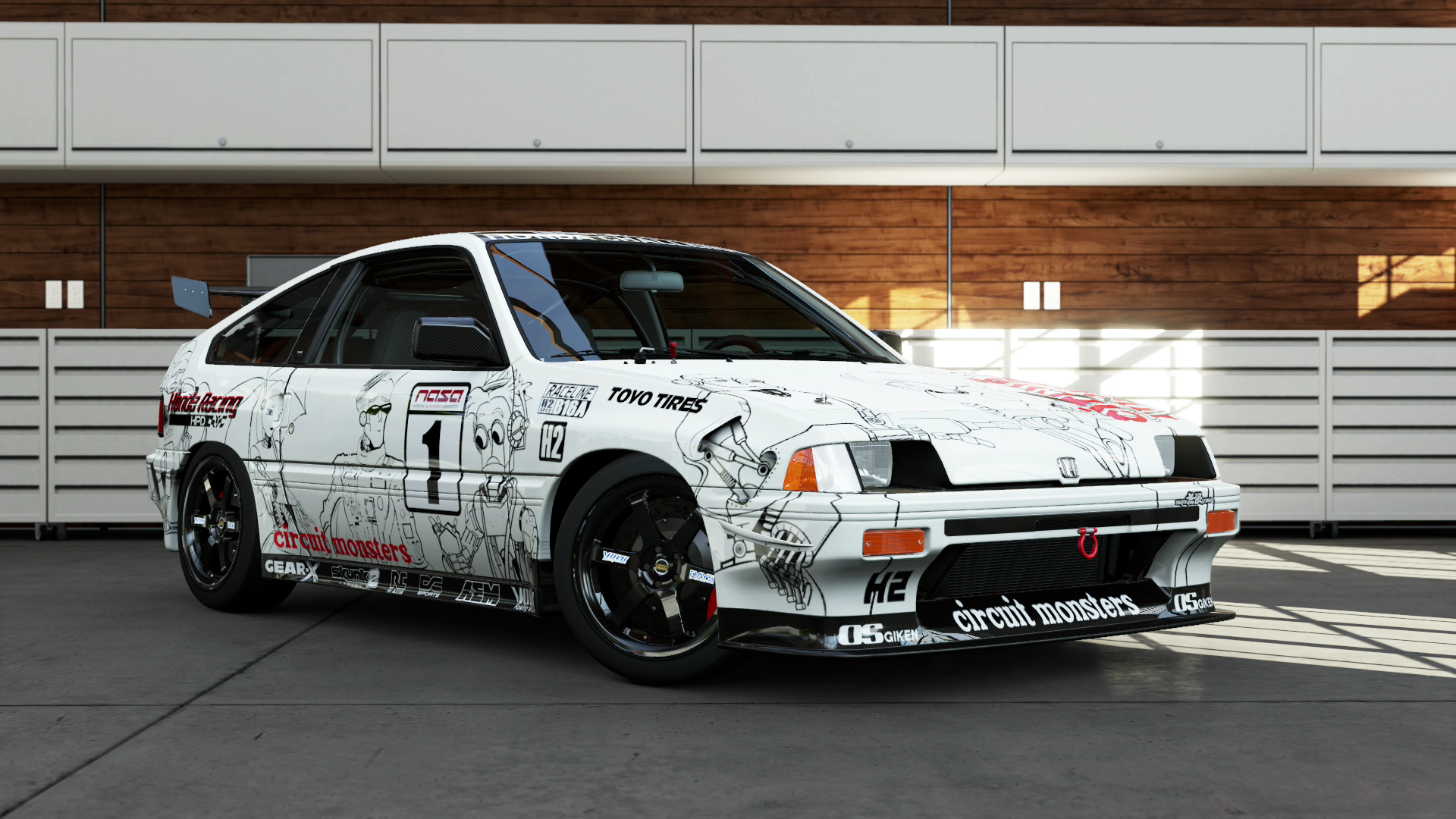 Circuit Monsters CRX - Livery - StylerDesign - Graphic Designer