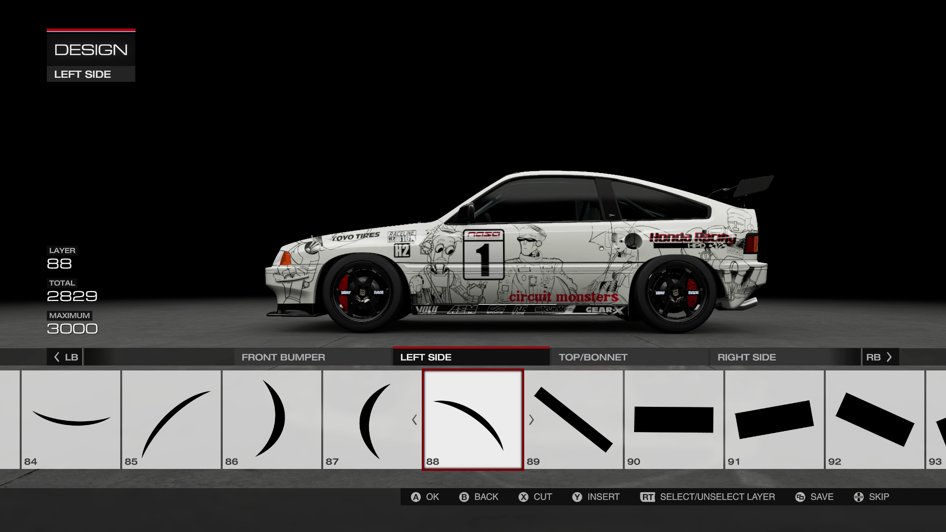 Circuit Monsters CRX - Livery - StylerDesign - Graphic Designer