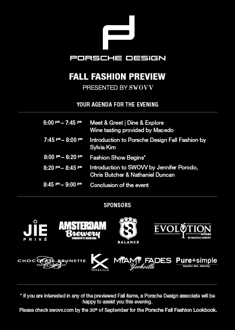 Porsche Design Event Collaterals - Karla Angelica Valdez