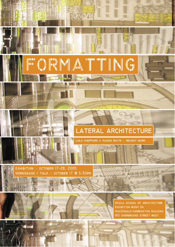 FORMATTING at McGILL 2005 - LATERAL OFFICE