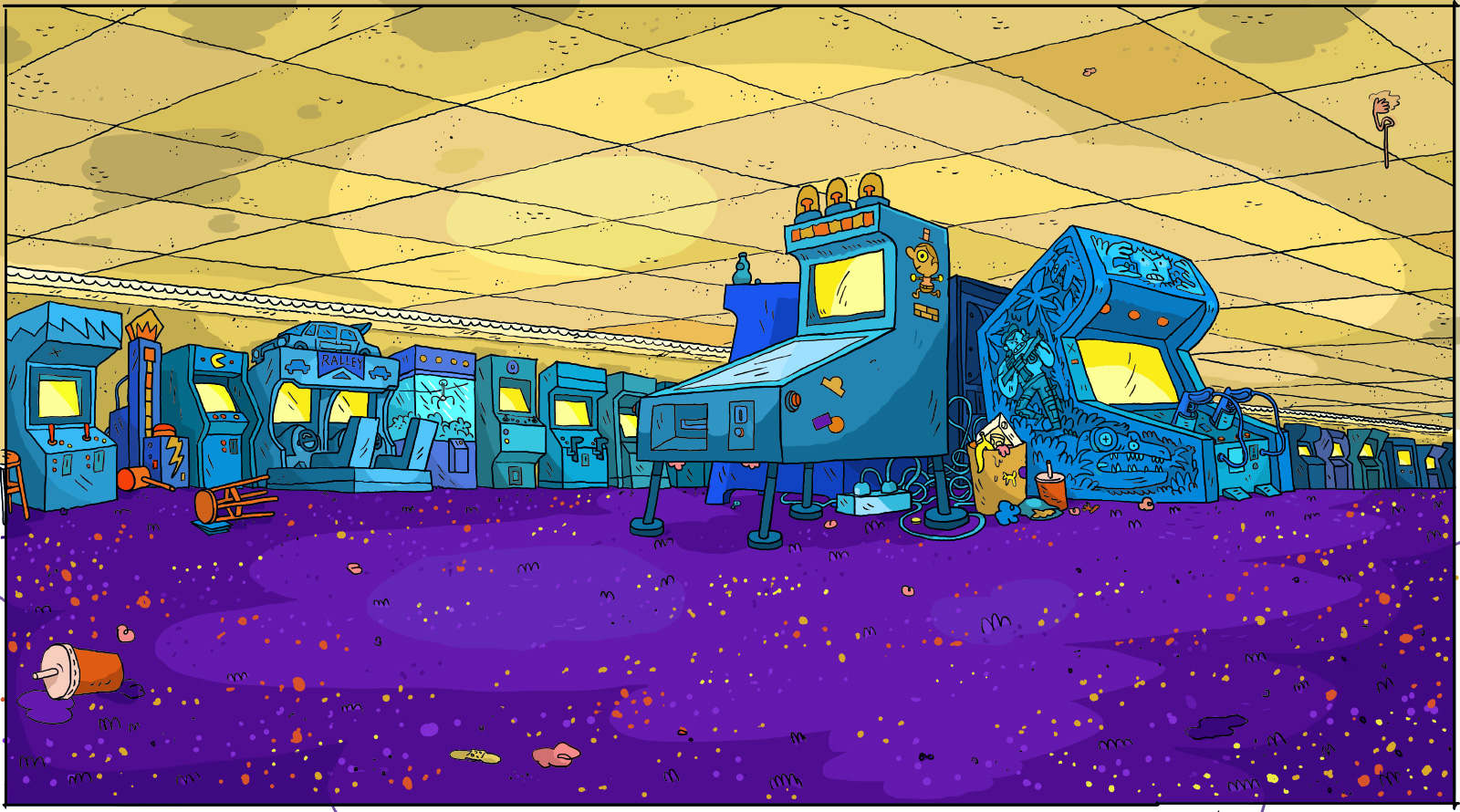 Clarence, Background Design (Part II) - thomaswellmann