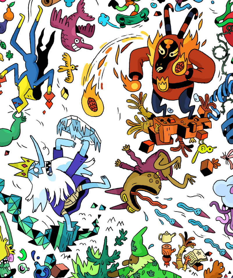 Adventure Time - Wizard Battle - thomaswellmann