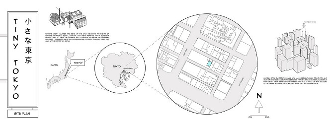 'Tiny Tokyo Tower', Mixed Use Community Microscraper - carmamasson.com