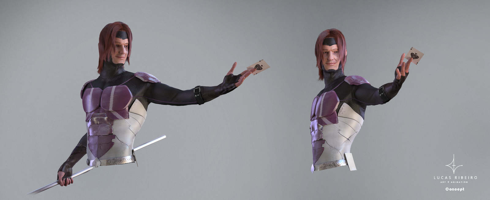 GAMBIT CONCEPT ART - LucasRibeiro
