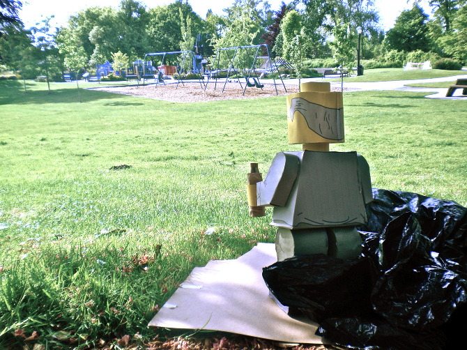 Homeless Lego Man - Peter Bryner's Portfolio