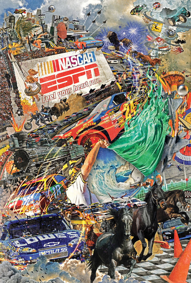 Nascar Race Racing Poster