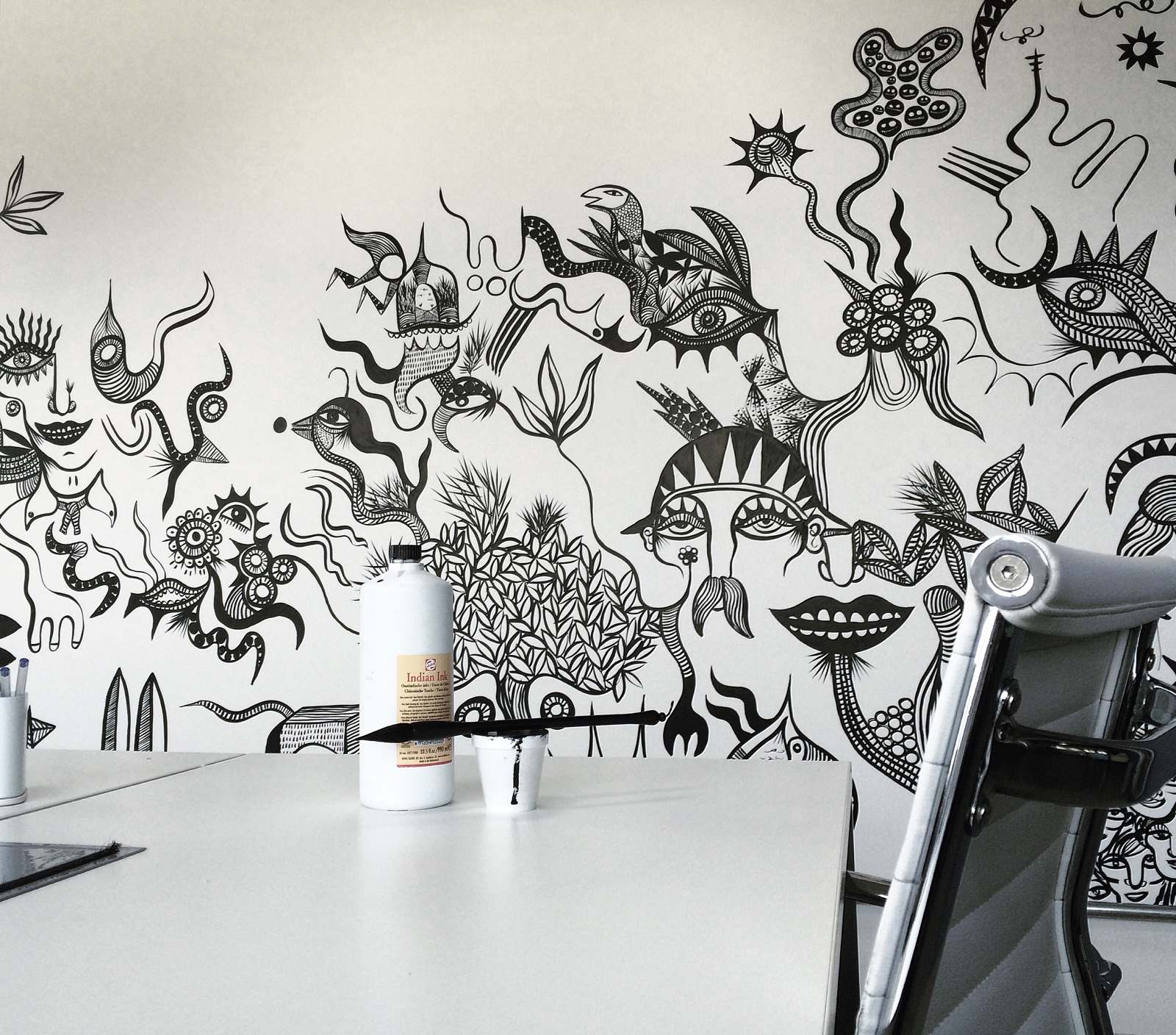 MURAL MENTAL LANDSCAPE - Guilherme Kramer Artwork