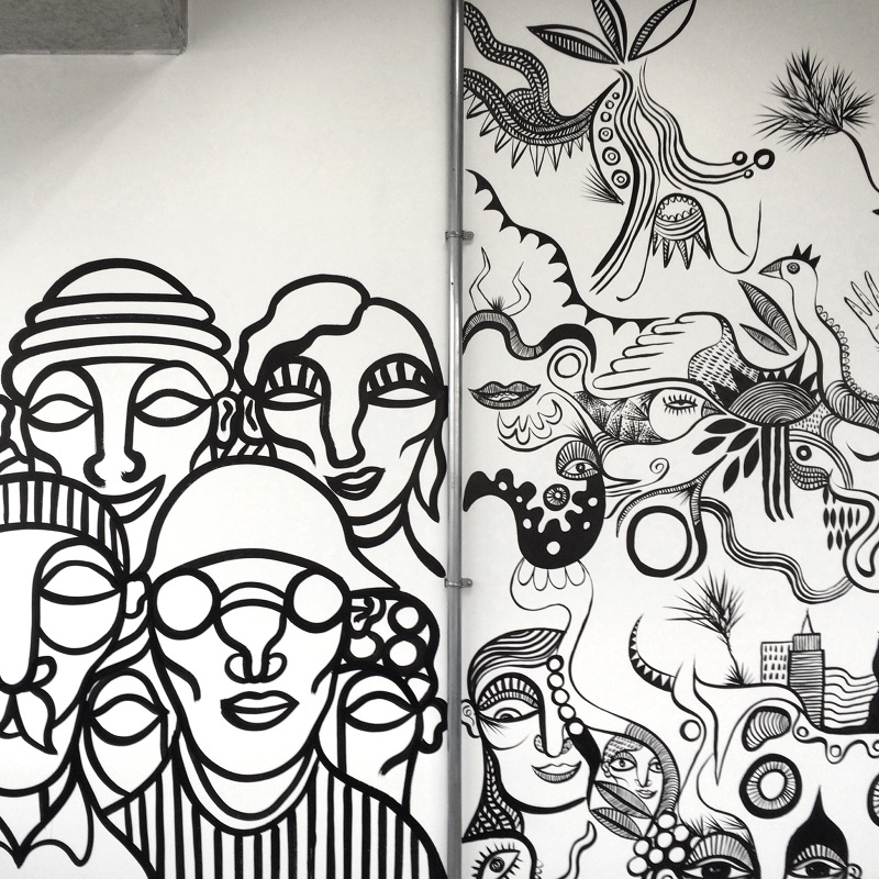 MURAL MENTAL LANDSCAPE - Guilherme Kramer Artwork