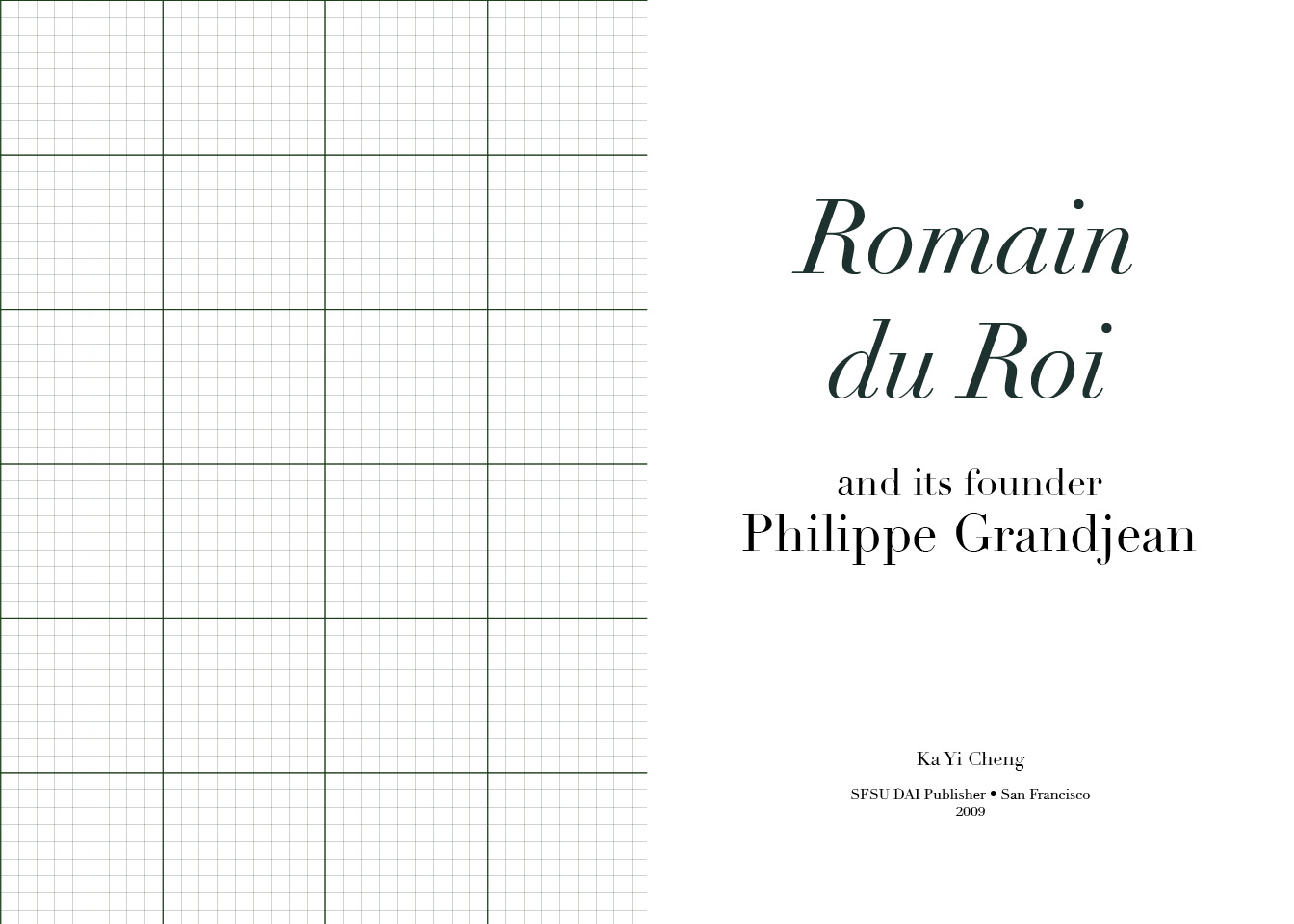Font Study: Romain du Roi - Kreative Graphics by Katy
