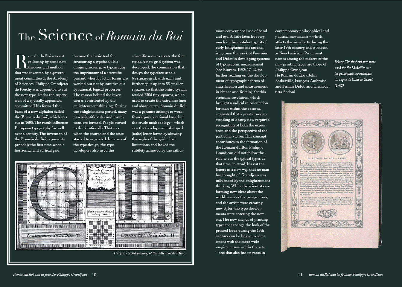 Font Study: Romain du Roi - Kreative Graphics by Katy