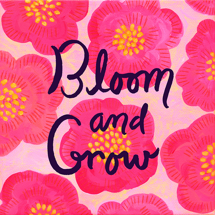 Bloom and Grow - a is for anika