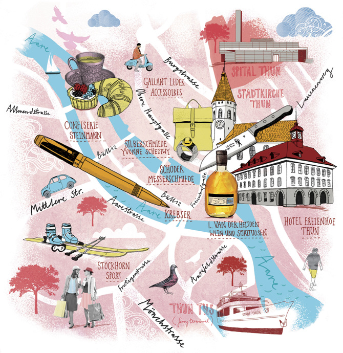 Thun Map, National Geographic - Tonwen Jones