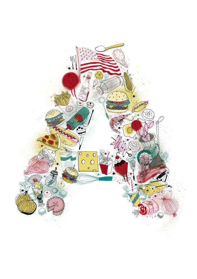 The Foodie Letter A - Tonwen Jones