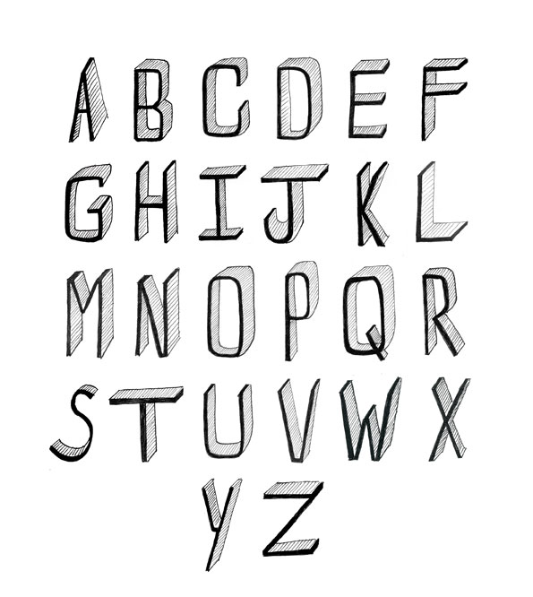 Cute Fonts To Draw Alphabet