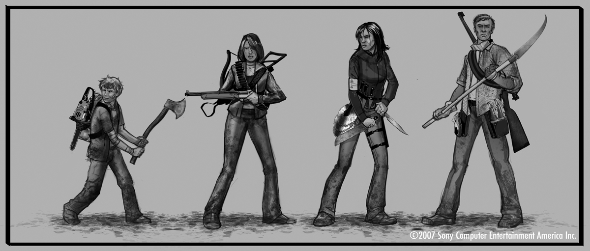 Zombie Game Concept Art - calebcleveland.com