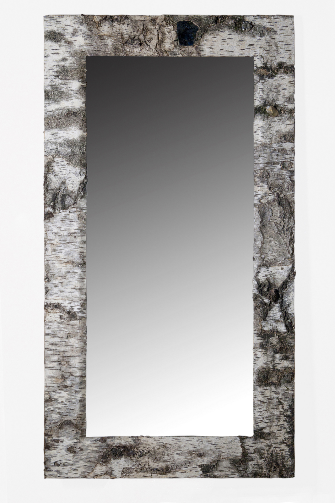 Grand Miroir / Large Mirror - birch bark furniture france