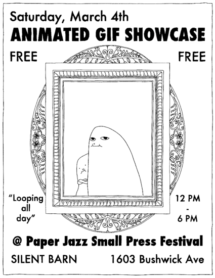 Animated Gif Showcase Flyer - Jensine Eckwall: Illustration
