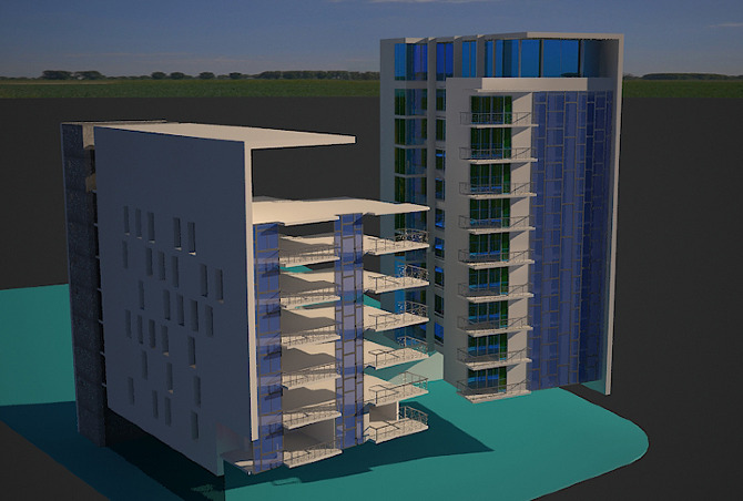 MURB - Multi Unit Residential Building - German Vaisman Architect