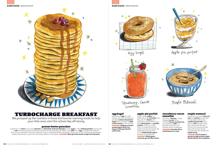 EDITORIAL FOOD ILLUSTRATION - felicita sala